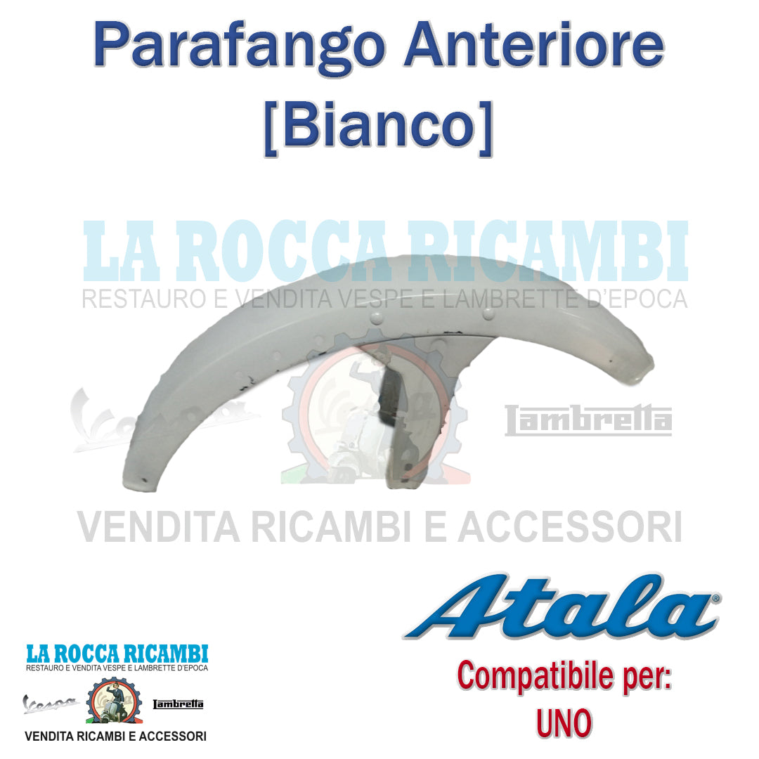 Parafango Anteriore ATALA UNO [BIANCO] – La Rocca Ricambi